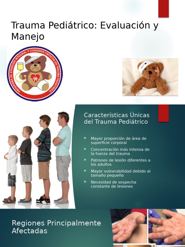 Manejo del Trauma Pediátrico: Guía Esencial | PDF | Emergencias Médicas ...