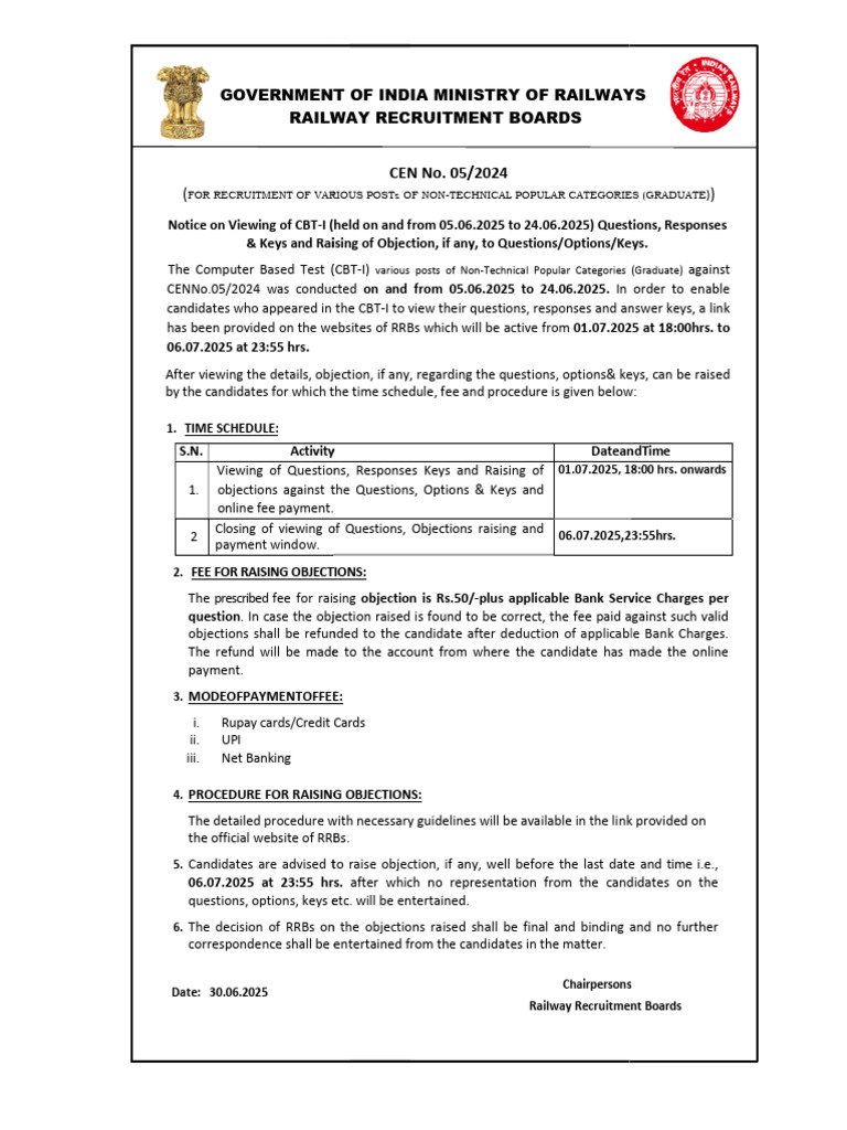 Objection Tracker NTPC G CEN 05 2024 Combined | PDF