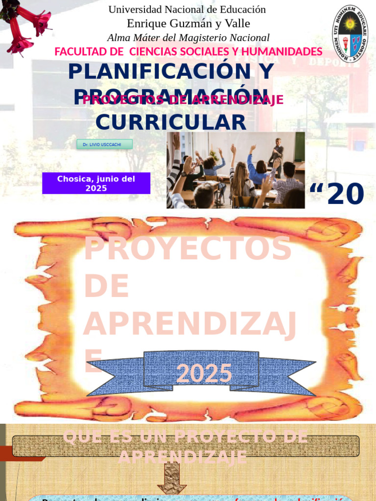 de Proyecto de Aprendizaje | PDF | Evaluación | Aprendizaje