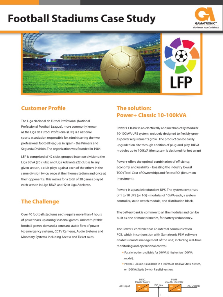 Football Stadiums Case Study | PDF
