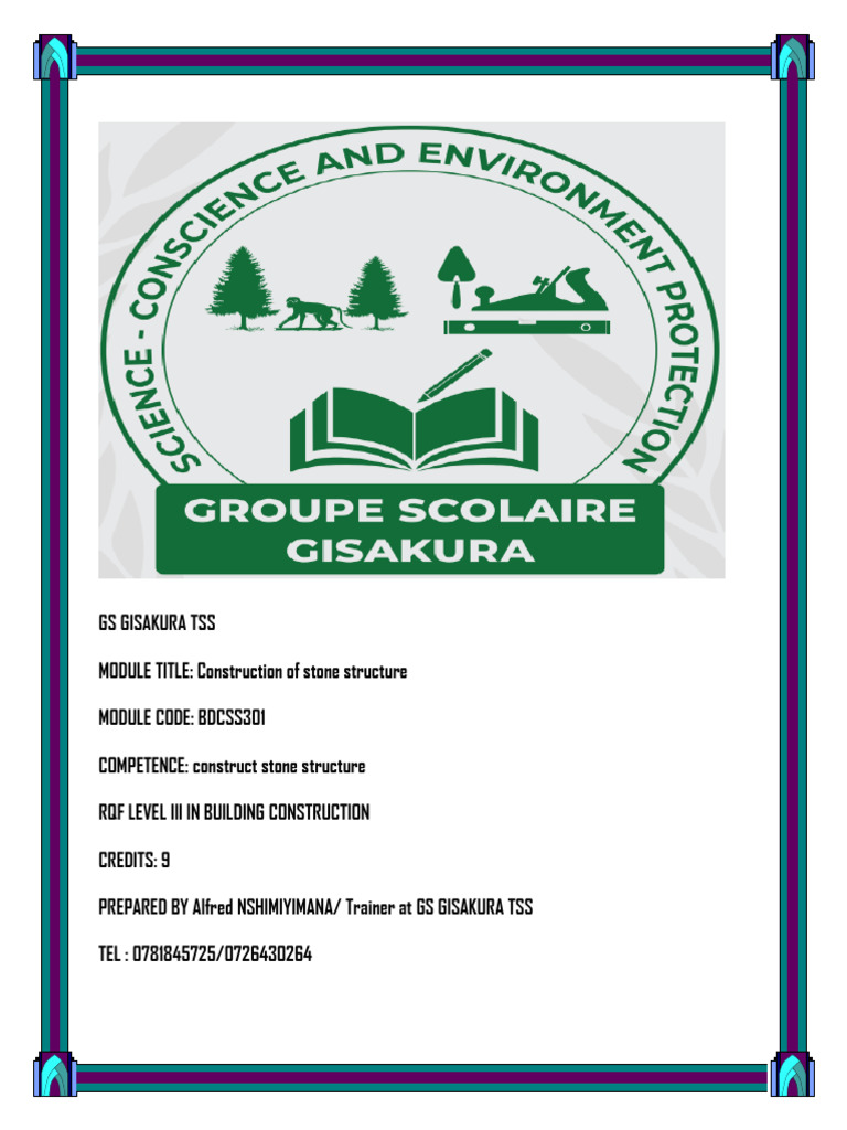 Stones Structures by Ildephonse - 011005 | PDF | Cement | Lime (Material)