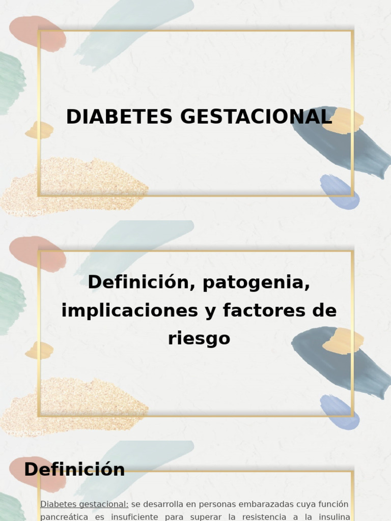 Diabetes Gestacional | PDF | Diabetes gestacional | Diabetes