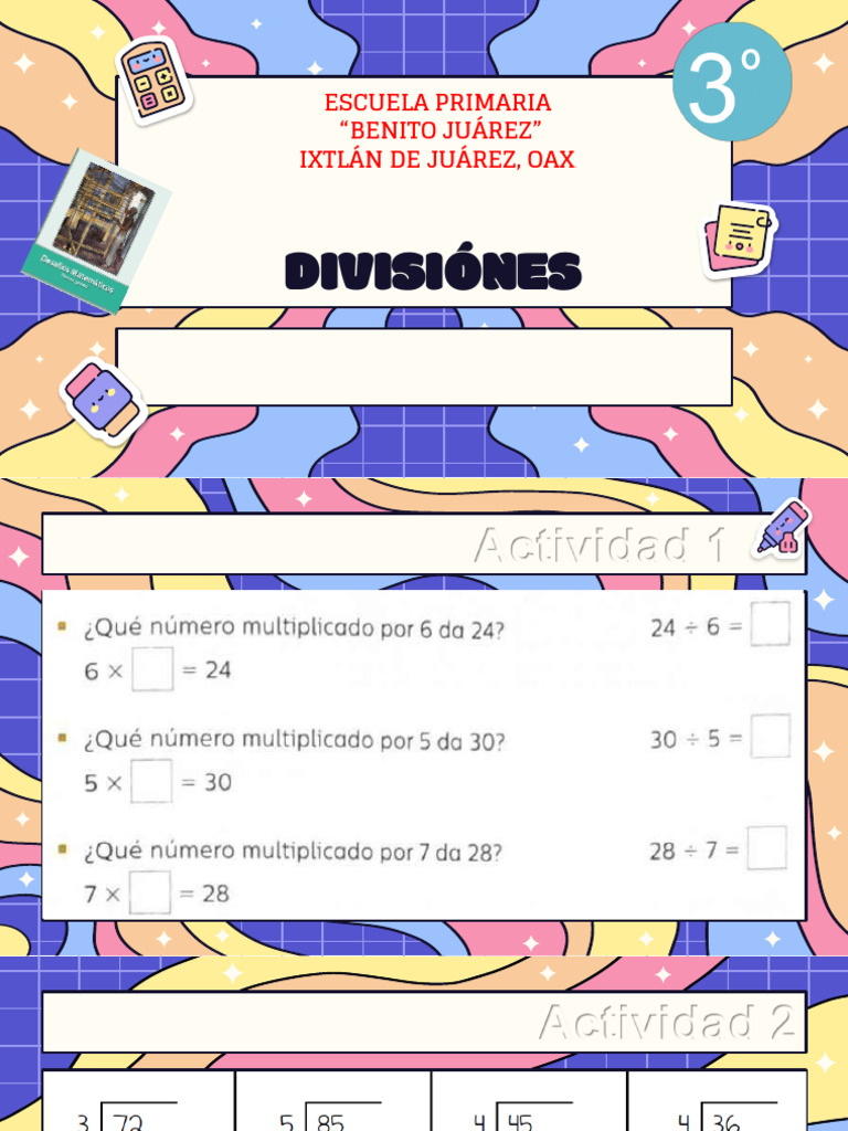 Ejercicios de División para Primaria | PDF