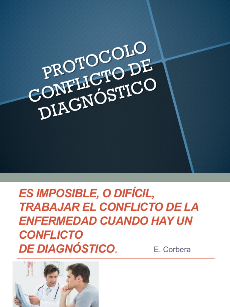 Protocolo para Manejar Conflictos de Diagnóstico | PDF | Diagnostico medico
