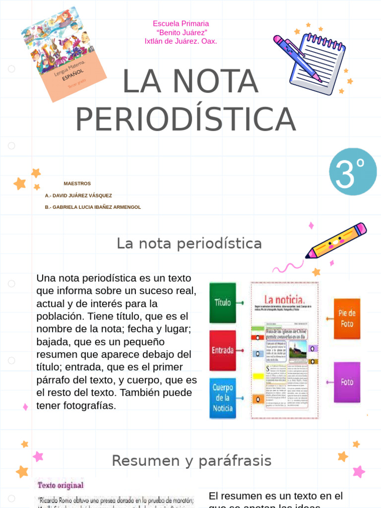 La Nota Periodística | PDF