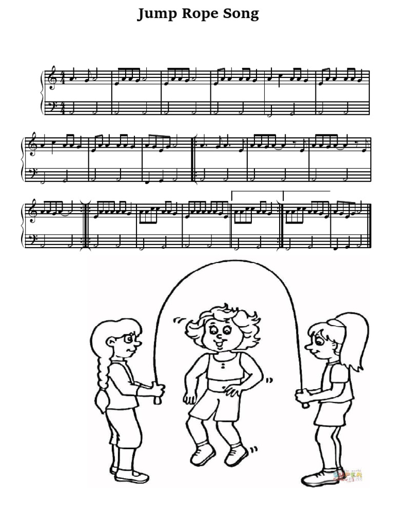 Letra y Notas de la Canción Jump Rope | PDF