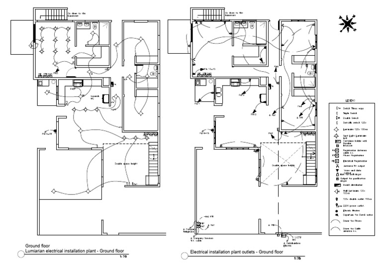 Electrical Plan Two FLOOR Layout1 | PDF