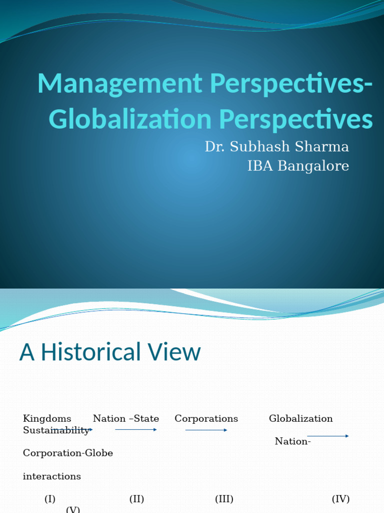 Globalization Perspectives | PDF | Economies | Business