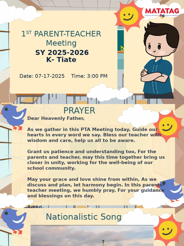 1st HOMEROOM PTA Meeting | PDF