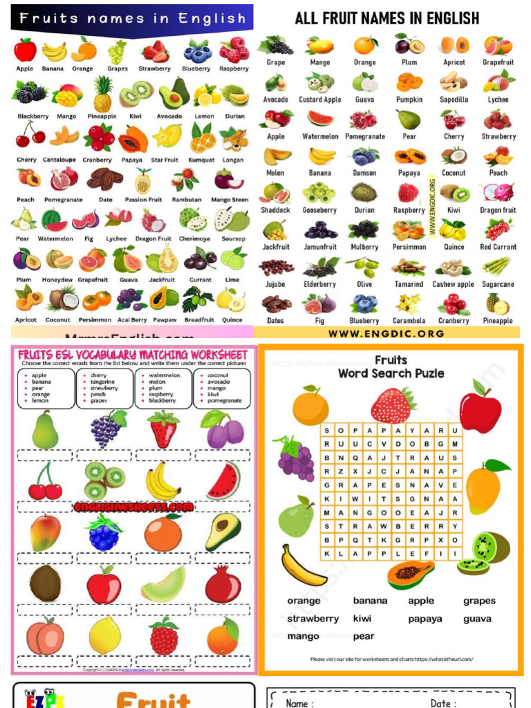 Fruits 2 | PDF