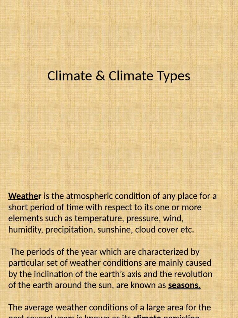 Overview of 8 Climate Zones | PDF | Temperate Climate | Rain