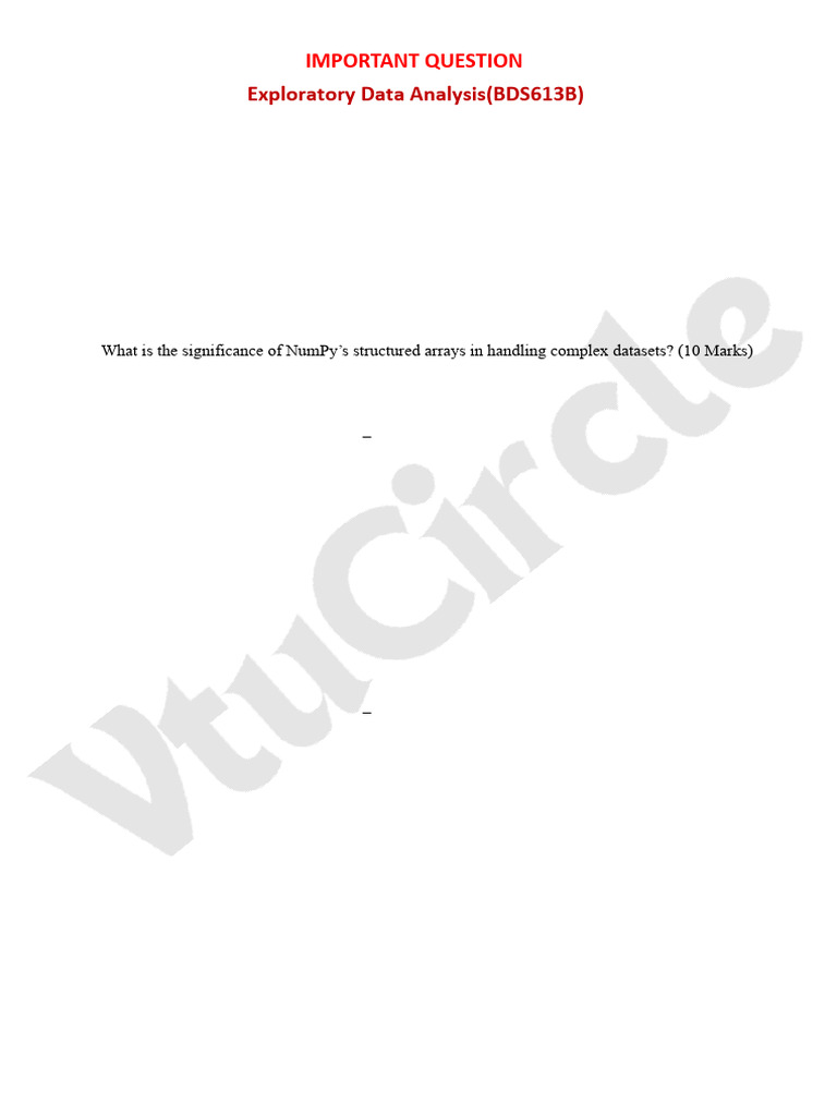Data Science Fundamentals Question Bank | PDF | Machine Learning ...