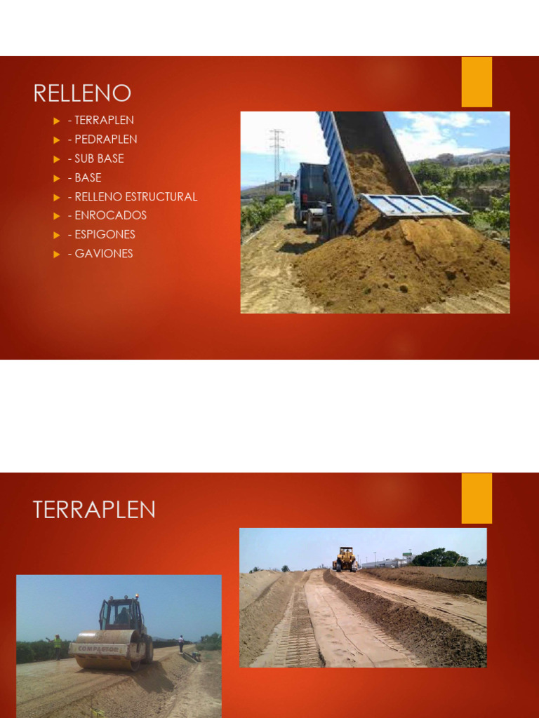 Especificaciones de Relleno Estructural | PDF