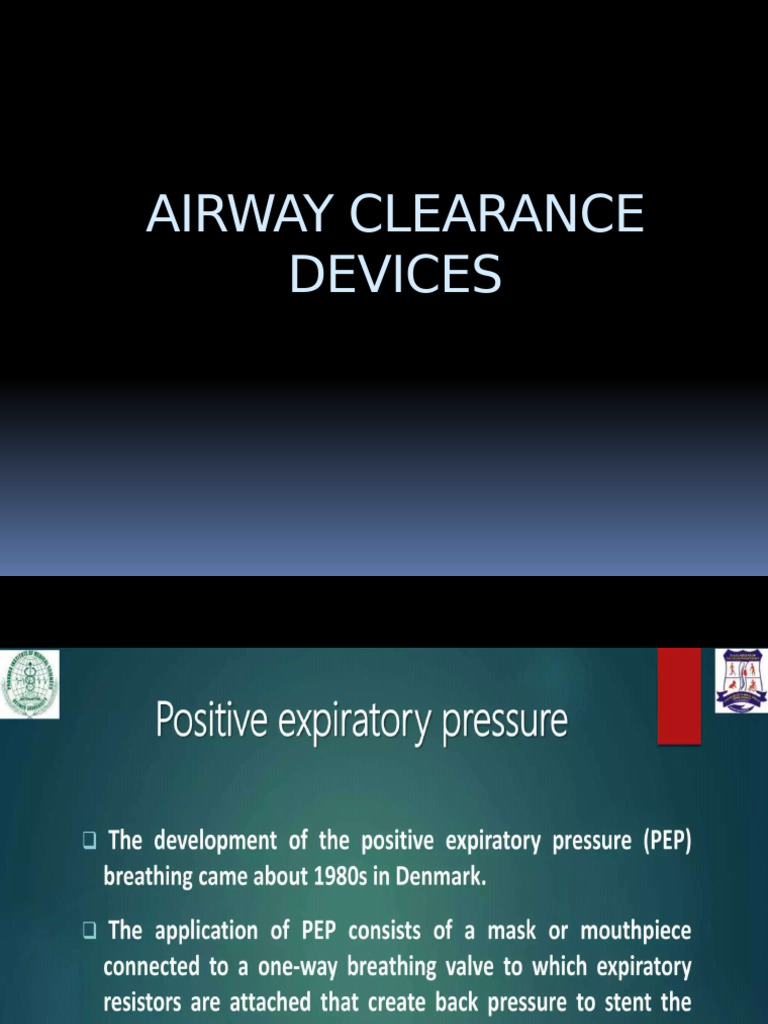 Airway Clearance Devices | PDF