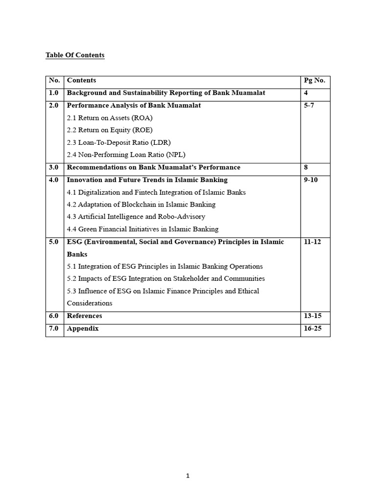IBF Individual Assignment2 | PDF | Islamic Banking And Finance | Banks