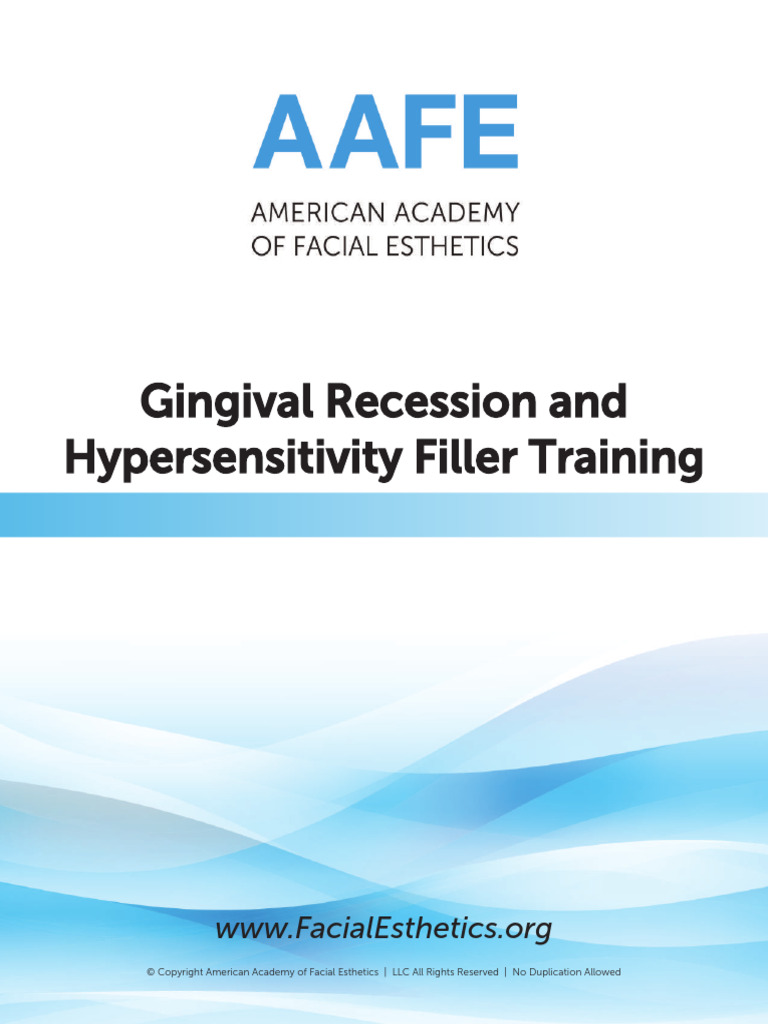 AAFE Gingival Recession Course Handout 1 | PDF | Mouth | Dentistry Branches