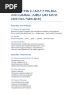 Danbii Ittiin Bulmaata | PDF