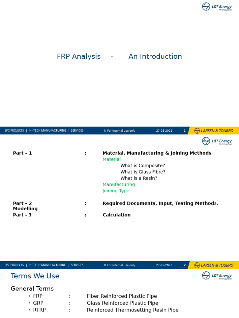 FRP-An Introduction | PDF | Fiberglass | Fibre Reinforced Plastic