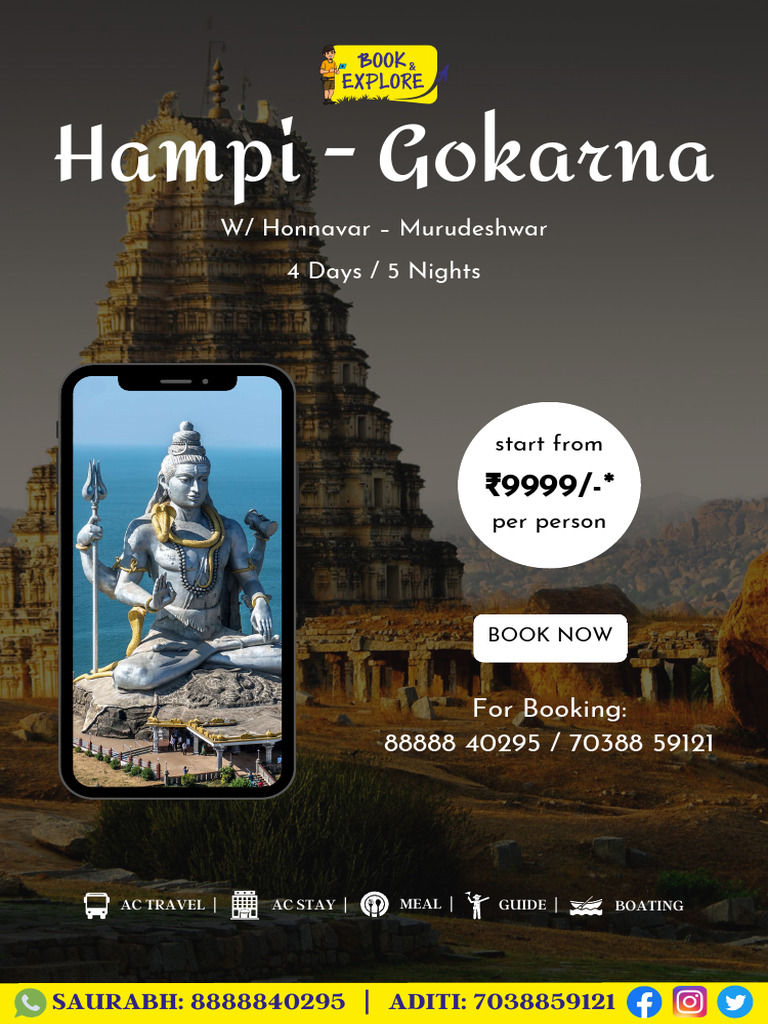 Hampi - Gokarna - Honnavar - Murudeshwar 2025 March To May - Compressed ...