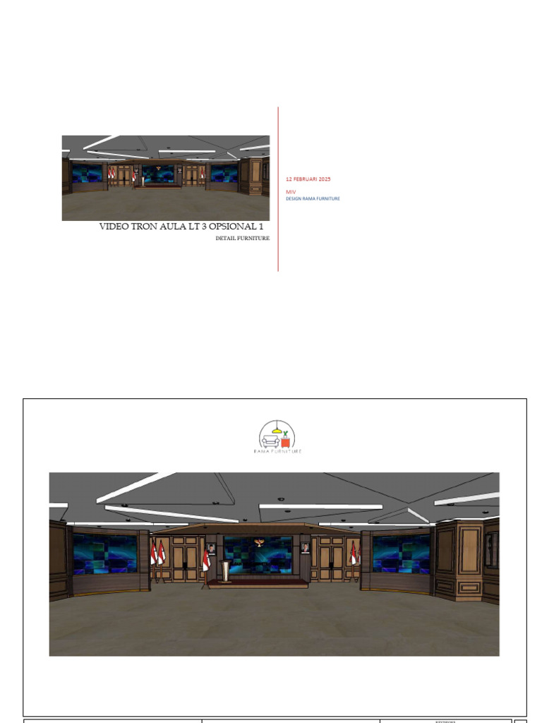 Layout Desain Backdrop Vtron Ops 1 | PDF