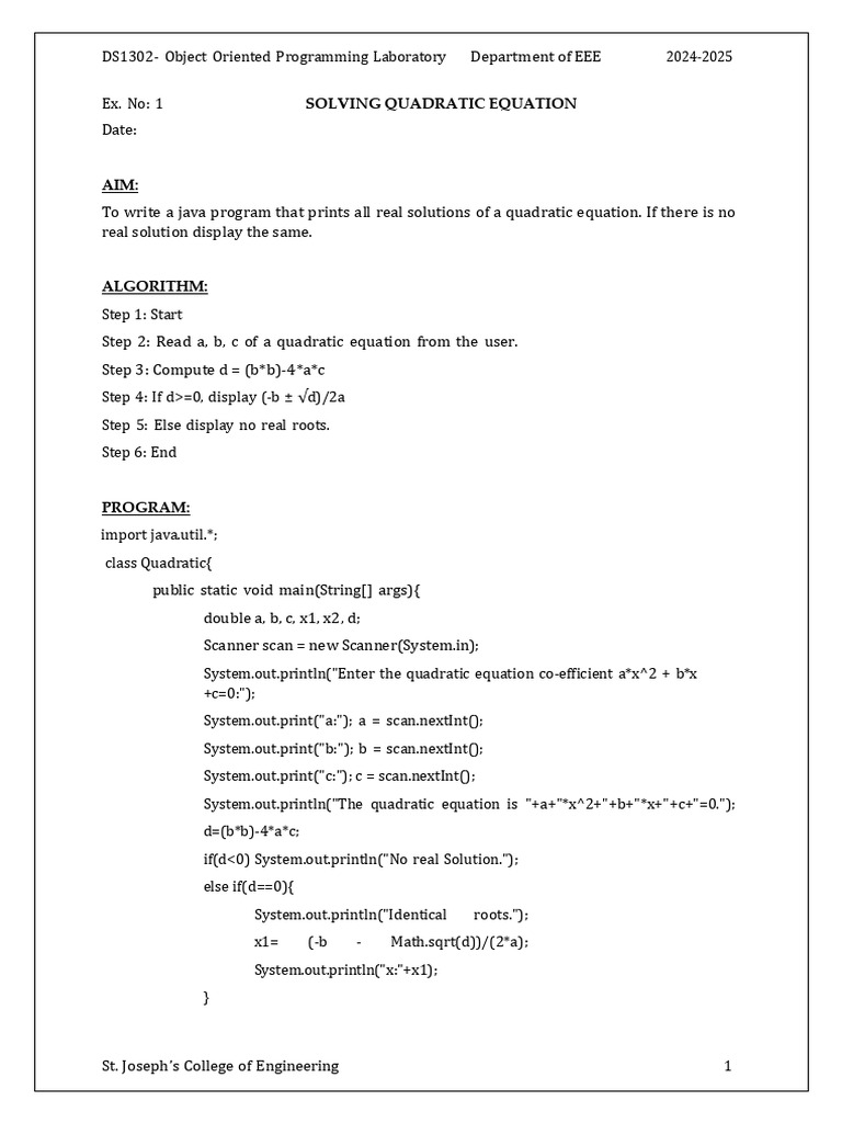 Oops Lab Record | PDF | Software Development | Object Oriented Programming