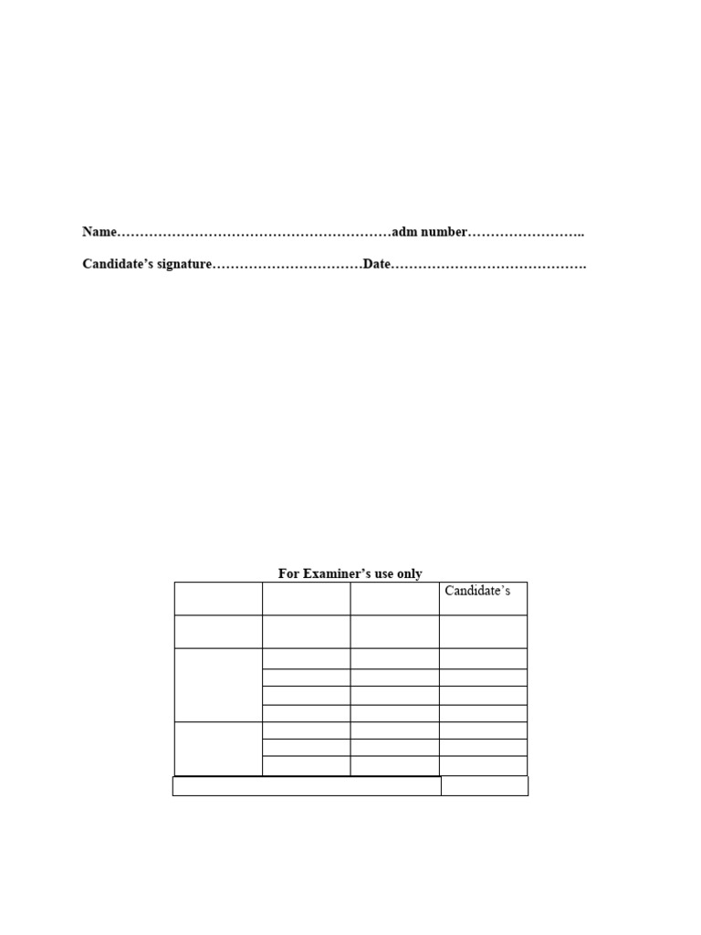 2025 History Pp1 Qns | PDF | Kenya | Africa
