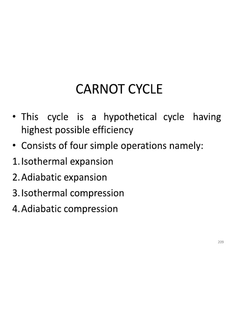 Carnot Cycle | PDF