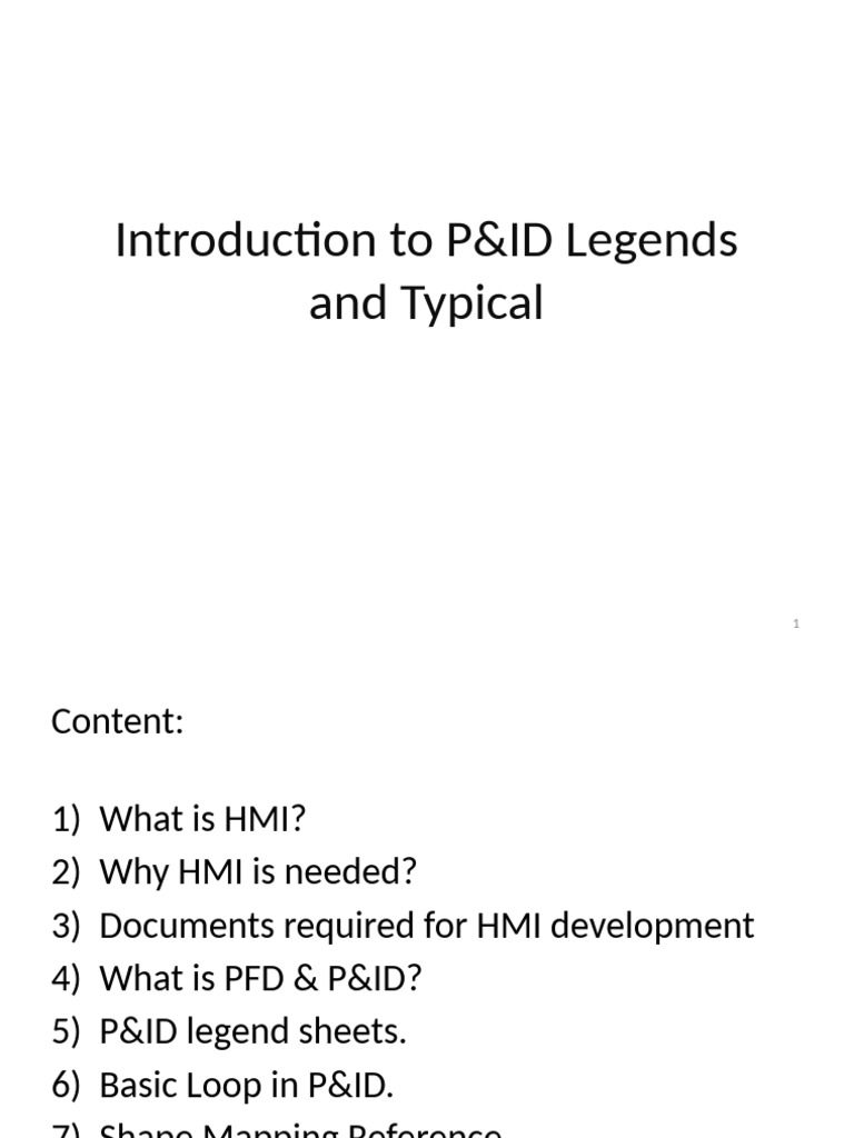 P&ID Legends and Typicals | PDF | Instrumentation | User Interface