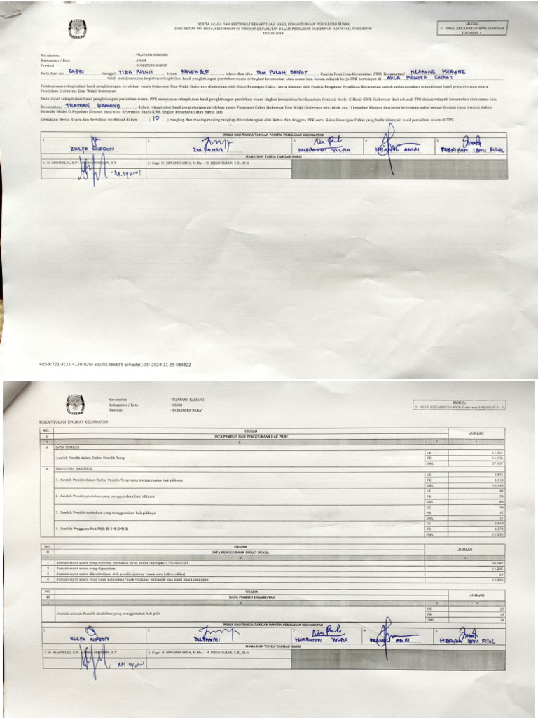 Agam - Kec. Tilatang Kamang | PDF