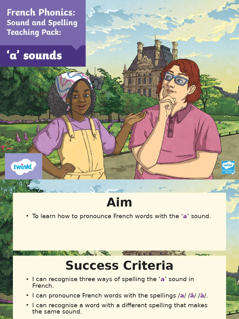 Pronouncing 'A' Sounds in French | PDF | Phonetics | Languages