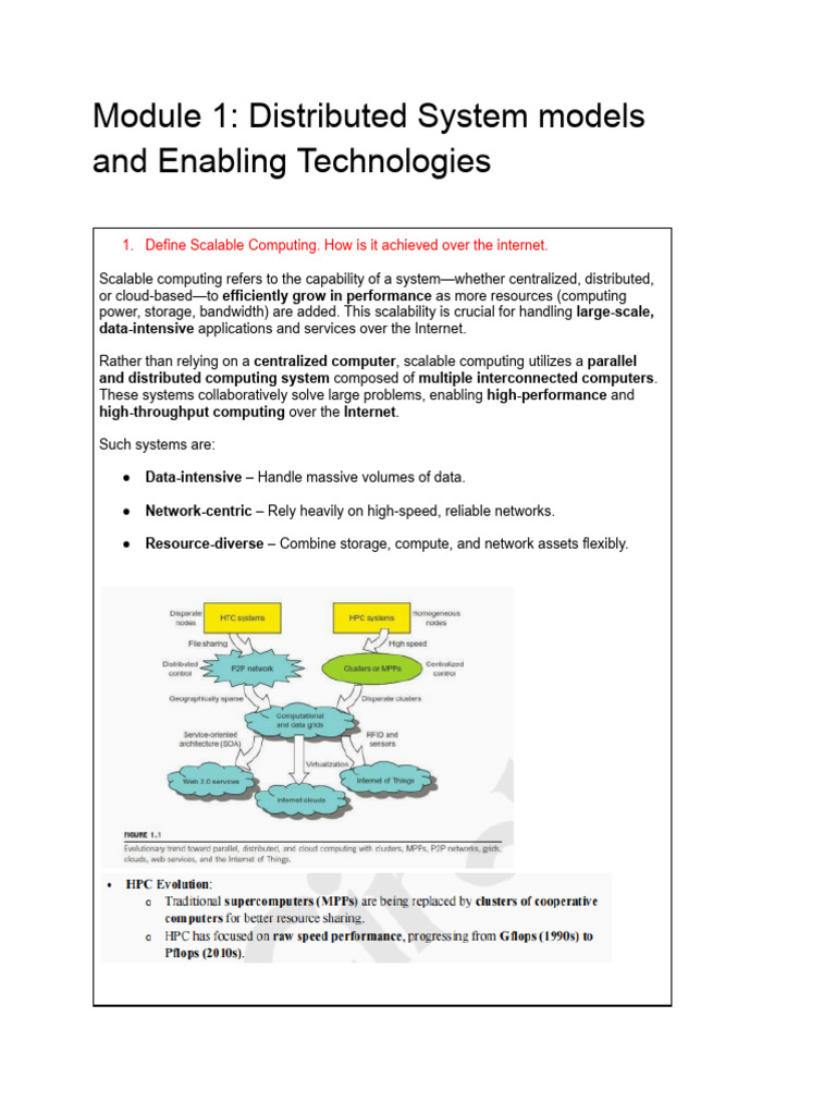 Scalable Computing in Distributed Systems | PDF | Virtual Machine ...