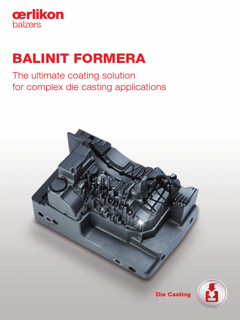 De112en Balinit Formera For Die Casting | PDF | Soldering | Building ...