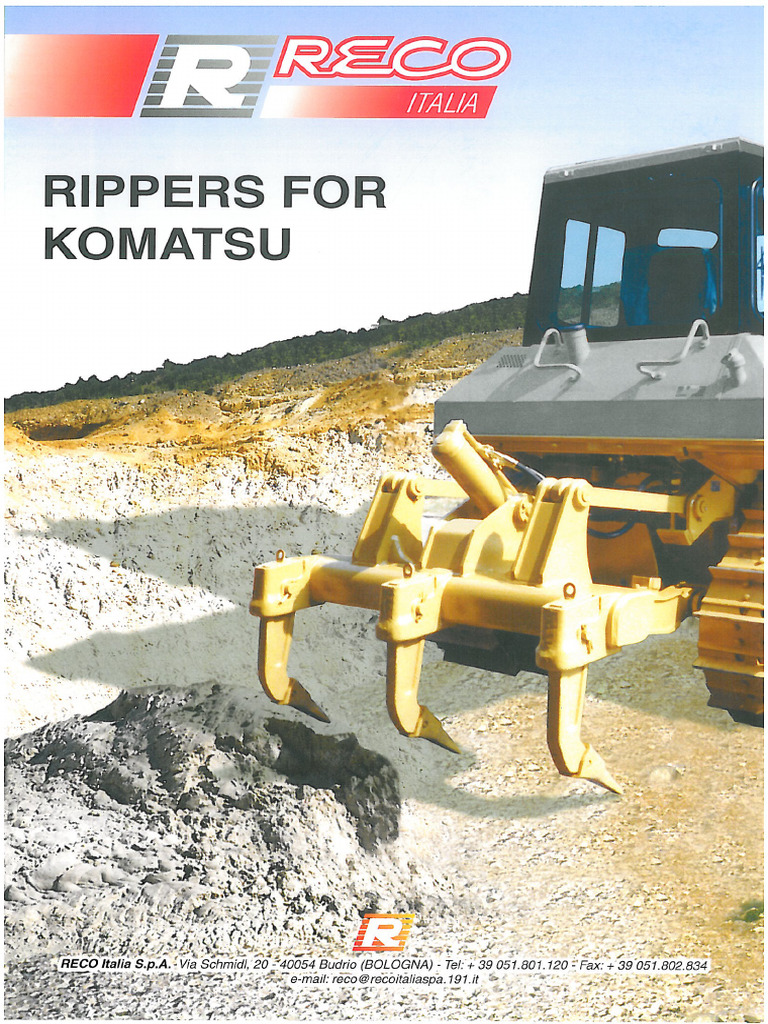 Ripper Komatsu | PDF