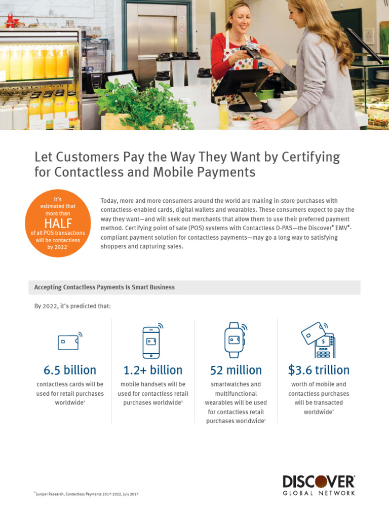 Discover Contactless Mobile Payments | PDF | Emv | Retail Financial ...