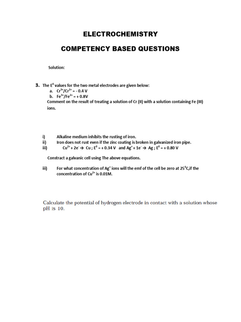 Competency Based Questions | PDF