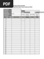 Brigance III Preschool Screen Cut-Off Scores | PDF | Wellness