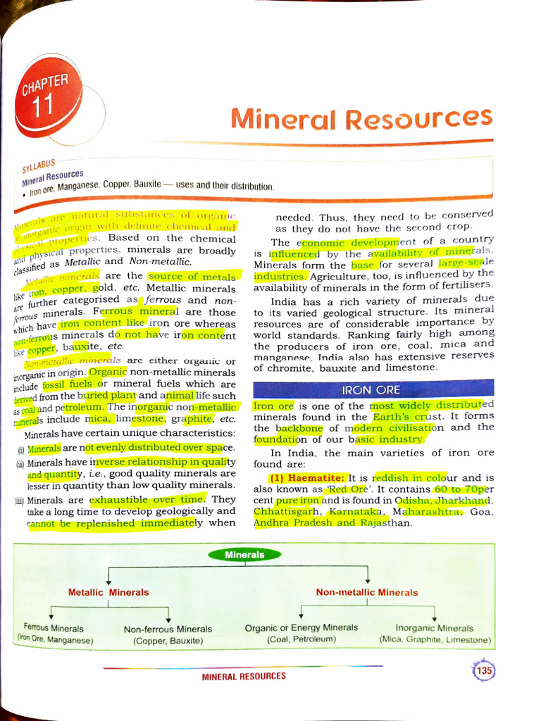 Mineral Resources | PDF
