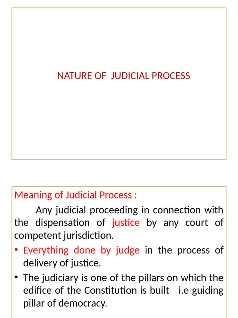 Unit 1 Judicial Process | PDF | Lawsuit | Judiciaries