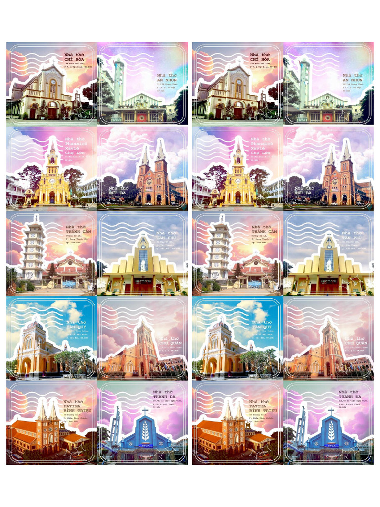 Churches Stickers 2025 | PDF