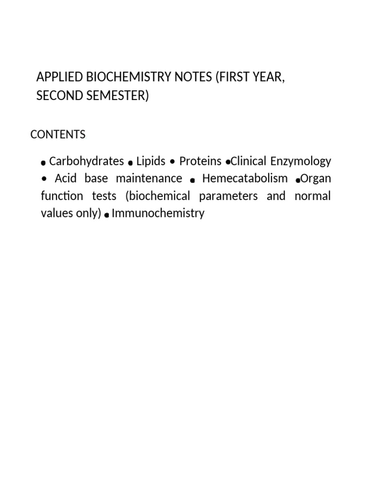 Bioch | PDF | Glycolysis | Diet & Nutrition