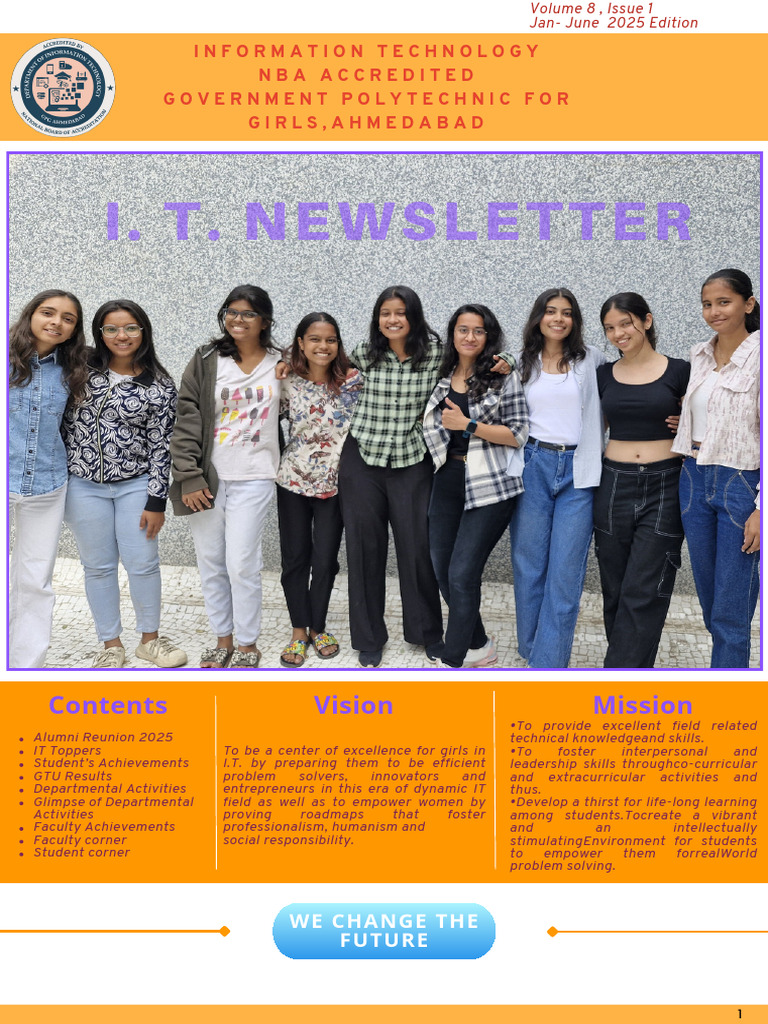 IT Department Newsletter: Achievements 2025 | PDF | Artificial ...