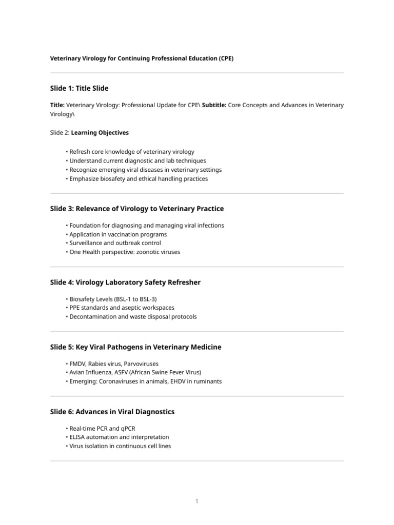 Veterinary Virology Cpe | PDF | Virology | Virus