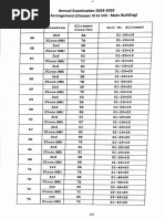 Exam Seating Plan | PDF
