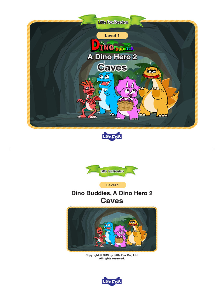 Level 1 - Dino Buddies - A Dino Hero 2 - Caves | PDF