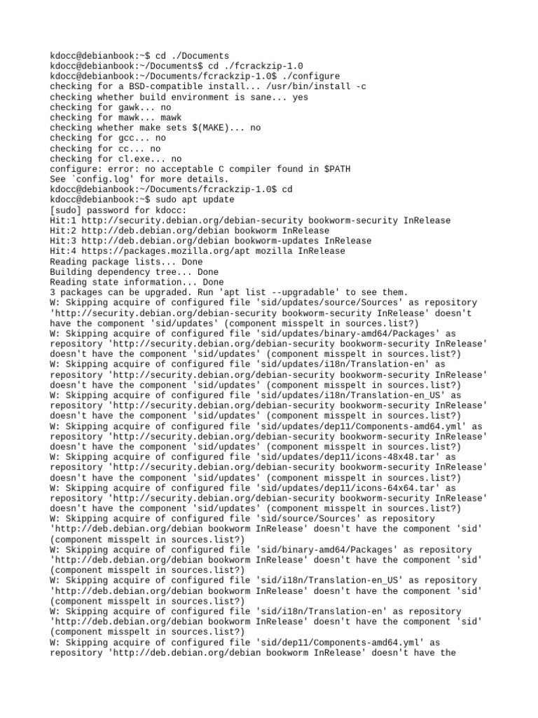 Terminal Log | PDF | Software Repository | Software