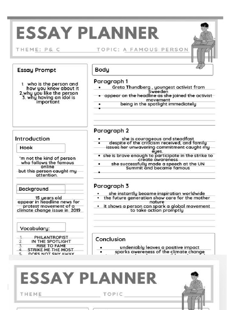Essay Planner | PDF