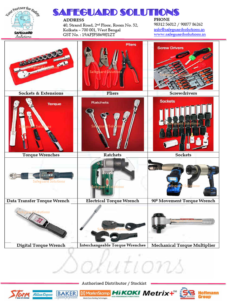 06-SGS-Hand Power Torque Tools-Catalog | PDF | Drill | Equipment