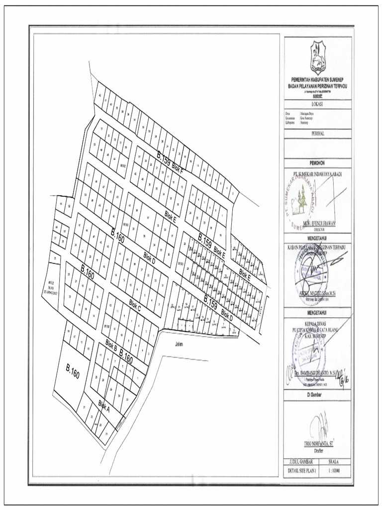 Warda SITEPLAN BARAT (3) | PDF