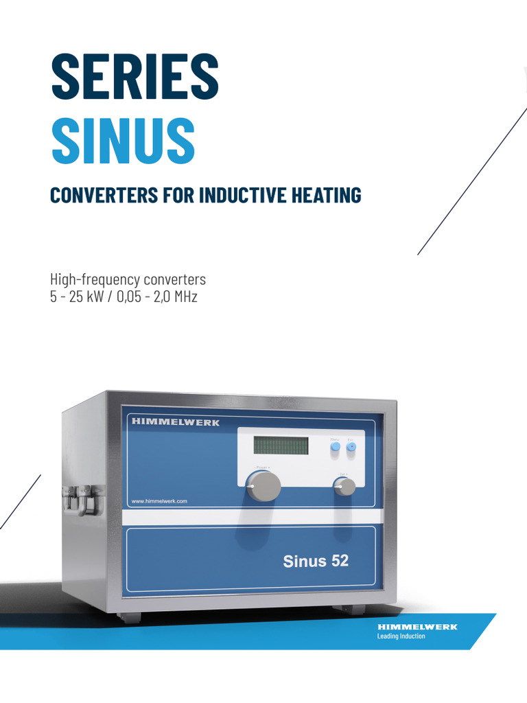 Himmelwerk Product Information High Frequeny Generator Series Sinus en | PDF
