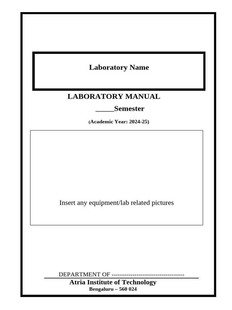 008.lab Manual Cover Page | PDF